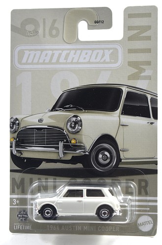 Matchbox Orange 1964 White Austin Mini 2024 Mini Series 1/64 Diecast | eBay
