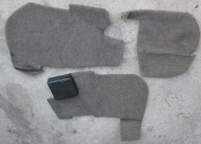 1987 Jaguar XJS XJSC Trunk Boot Carpet Cover Lot 3 Pcs Used Pre ...