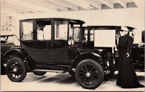 Postcard 1917 Rauch & Lang Electric antique car antique autogram ...