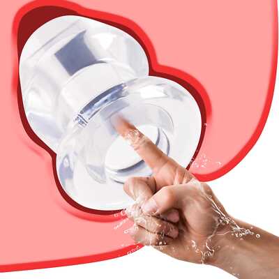 Hollow Anal Plug Anus Dilator Sex Toys Ass Expander Vagina Butt Pl ...