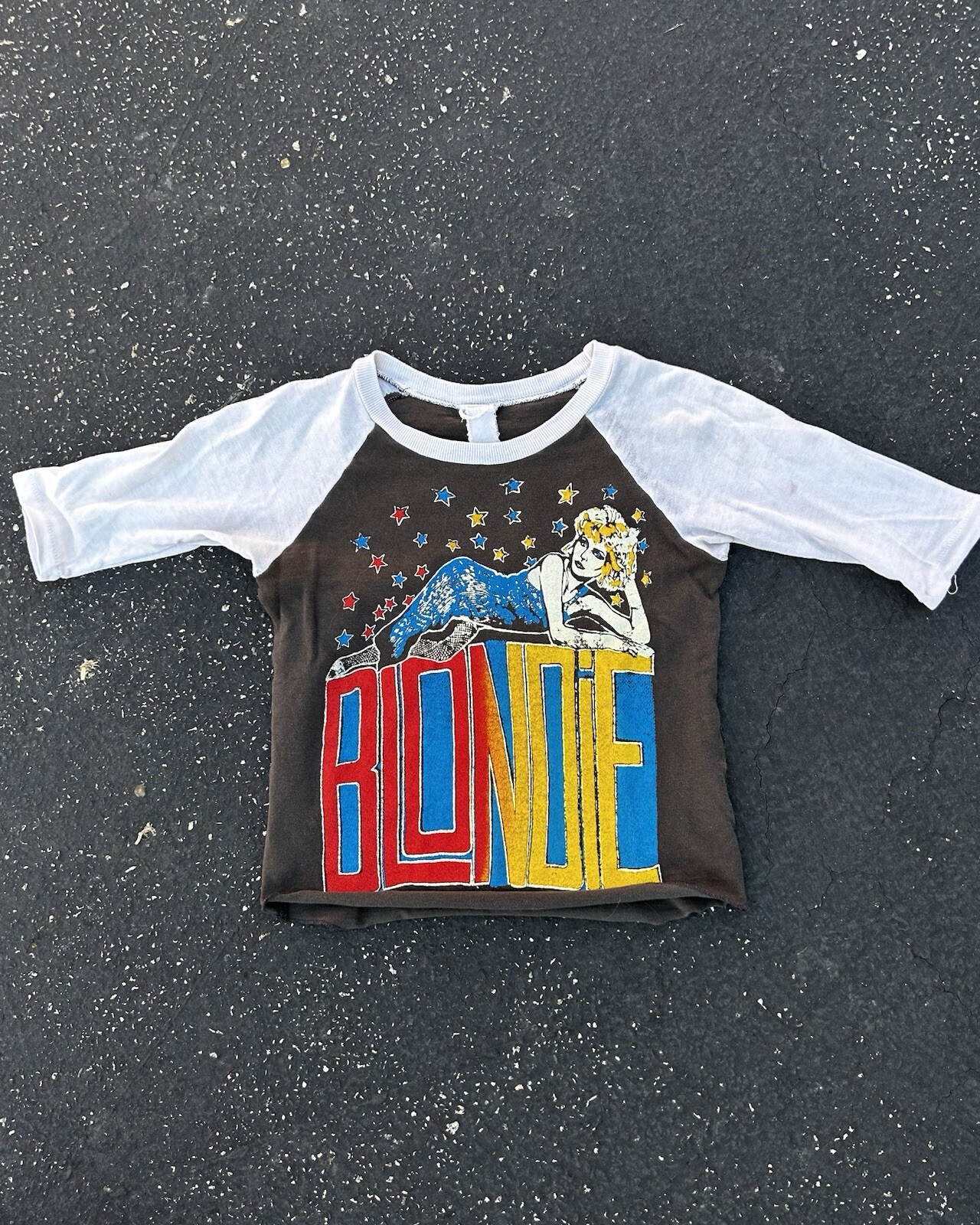 Vintage Blondie 80’s Bootleg Raglan Shirt - Gem