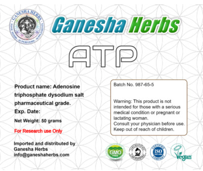 ADENOSINE TRIPHOSPHATE - 100% PURE ATP POWDER 50 GRAMS | eBay