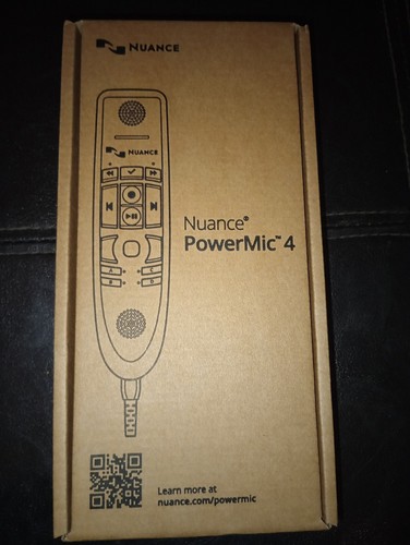 Nuance PowerMic 4 Medical Dictation, Voice & Speech Recognition | eBay