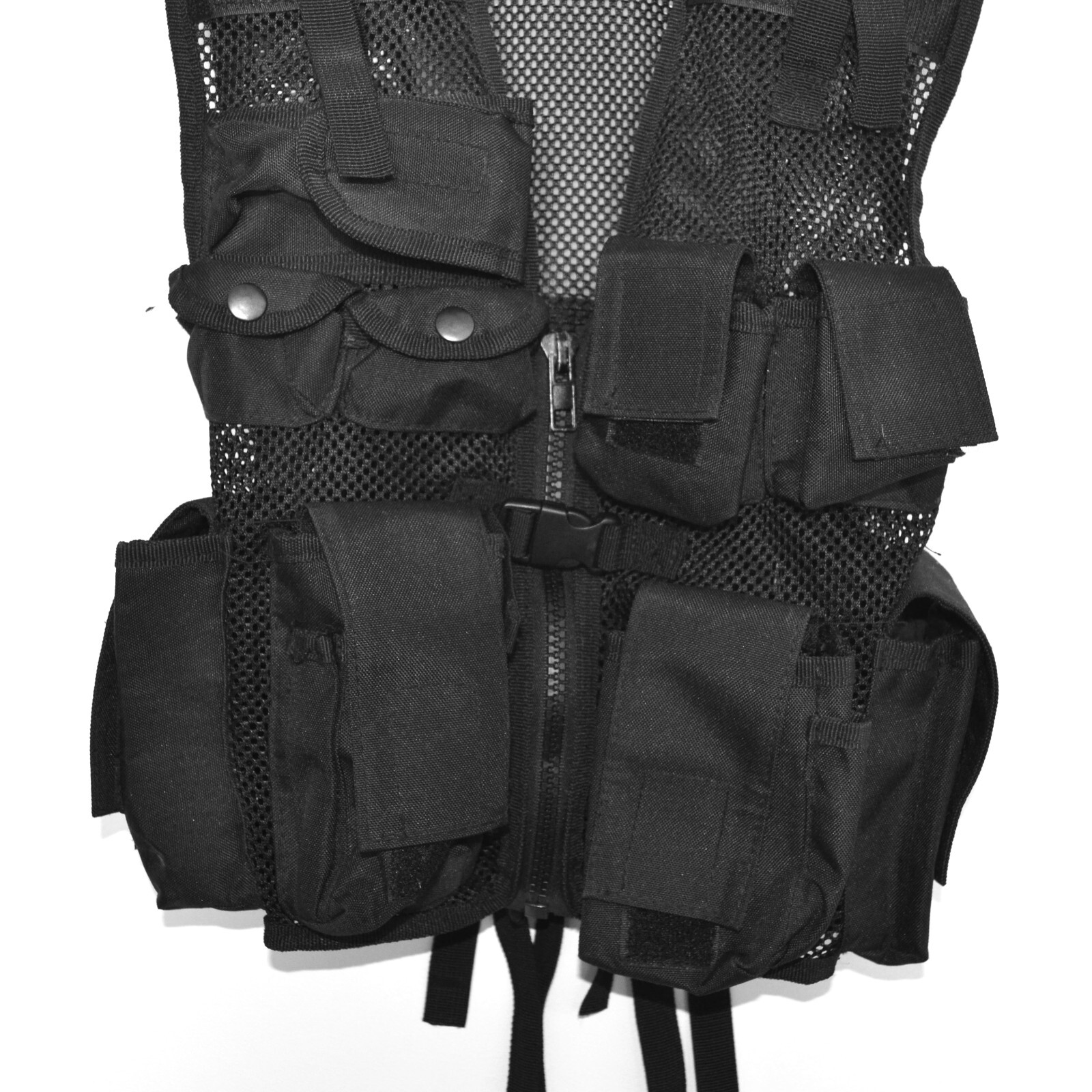 Tactical cargo multi pocket utility mesh vest . Japan… - Gem