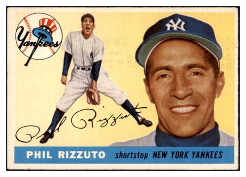 1955 TOPPS #189 PHIL RIZZUTO YANKEES EX-MT 440203 (KYCARDS) | eBay