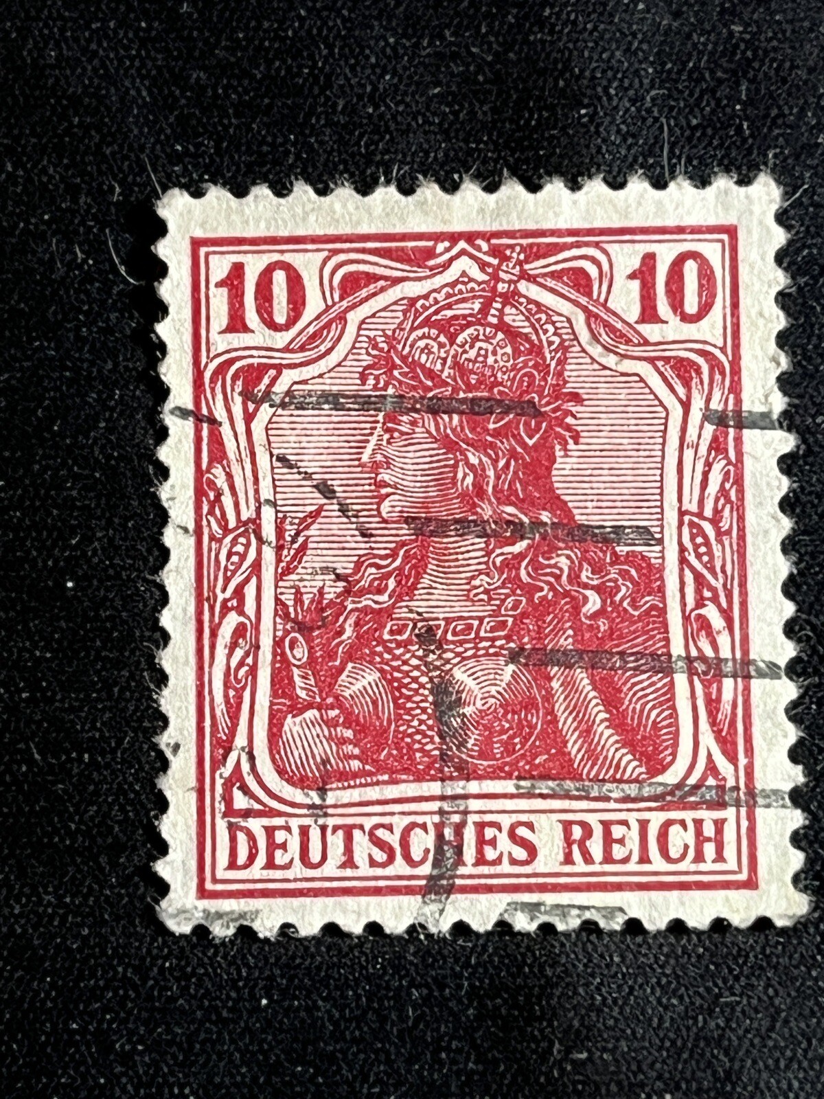 Briefmarke Deutsches Reich Germania, 10 Pfennig, | eBay.de