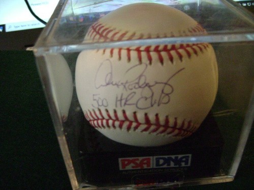 Alex Rodriguez AUTOGRAPH baseball PSA grade *9* 81976723 New York ...