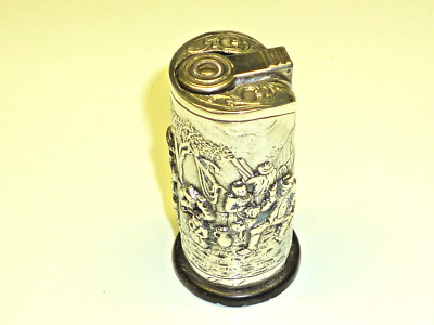 IMCO "TRIPLEX" 1950S TABLE LIGHTER W. DUTCH 835 SILVER CASE (RELIEF ...
