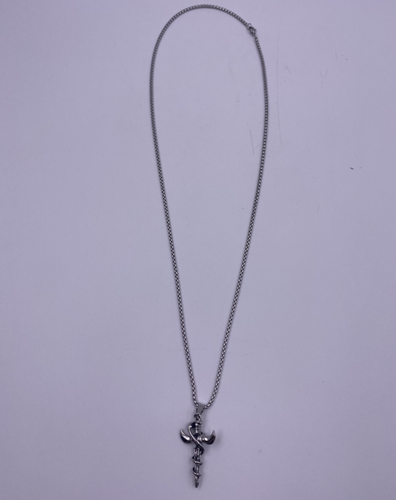 Men Necklace Snake Wing Cross Sword Pendant Chain Punk Jewelry Gift | eBay