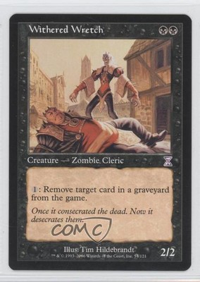 2006 Magic: The Gathering - Time Spiral Timeshifted Withered Wretch #54 ...