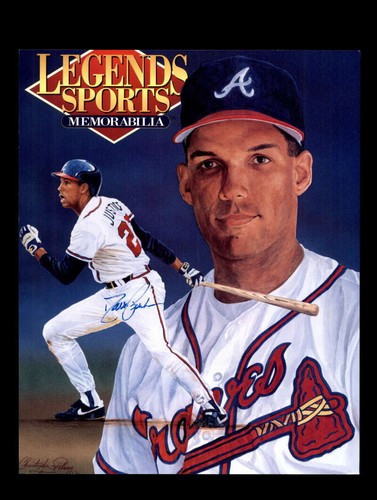 Dave Justice Hand Signed 8x10 Cover Photo Autograph Atlanta Braves | eBay