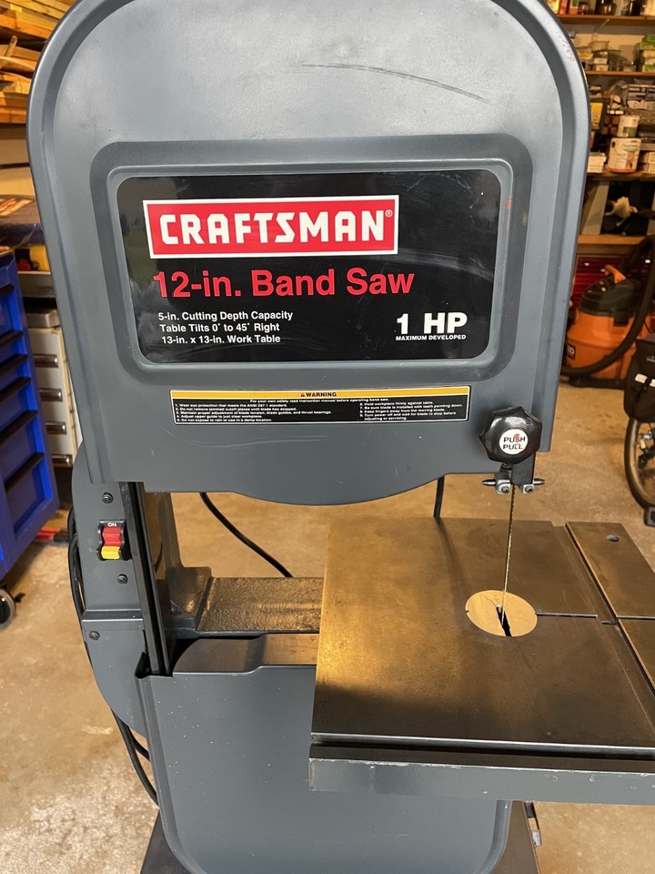 12 Inch Band Saw Craftsman