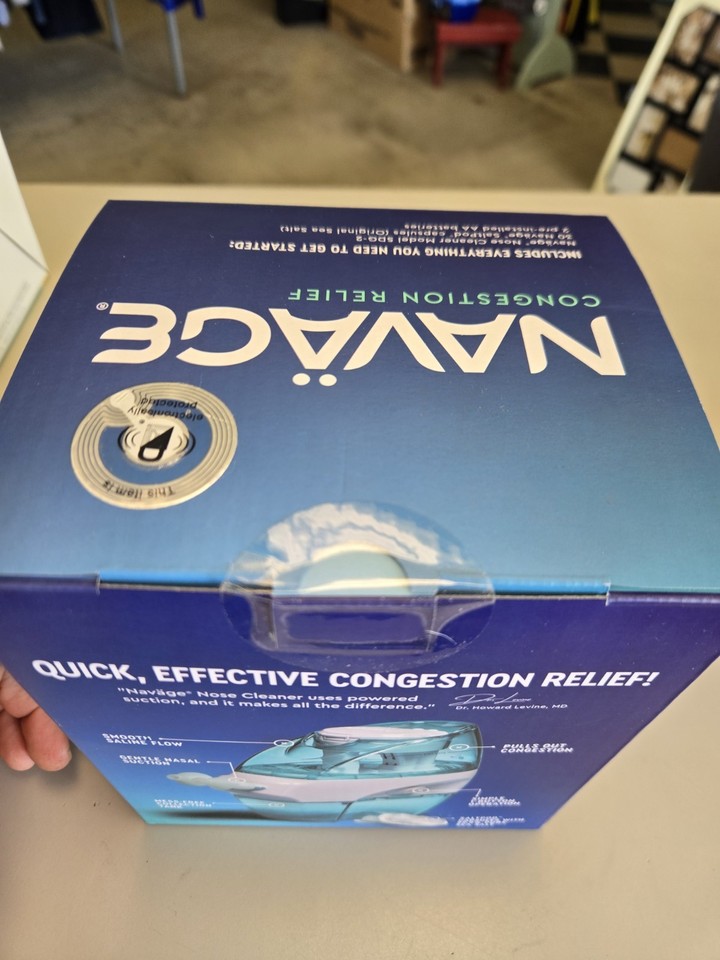 New Navage Saline Nasal Irrigation Powered Suction Relief from Sinus ...