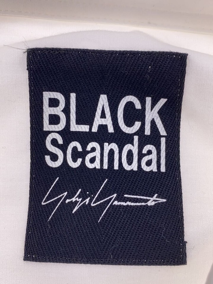 BLACK Scandal Yohji Yamamoto Long Sleeve Shirt Size 3 Cotton hn-b35-023 ...
