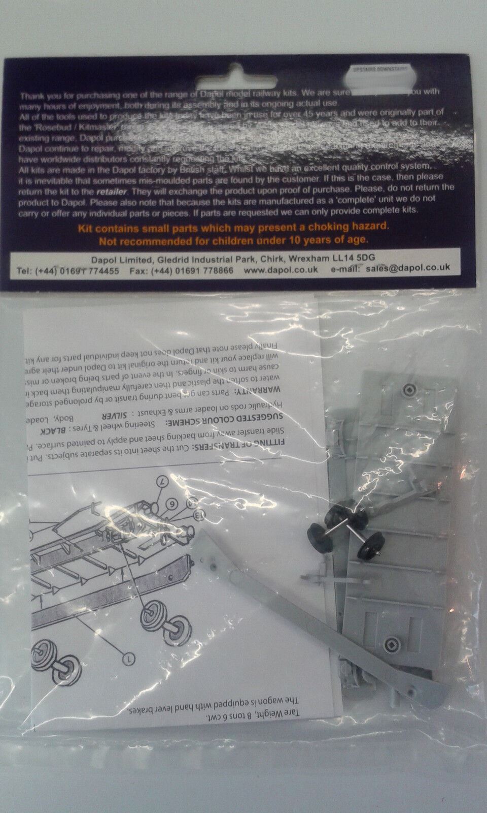 British Railways Lowmac Wagon Dapol Kitmaster C044 OO model kit for ...