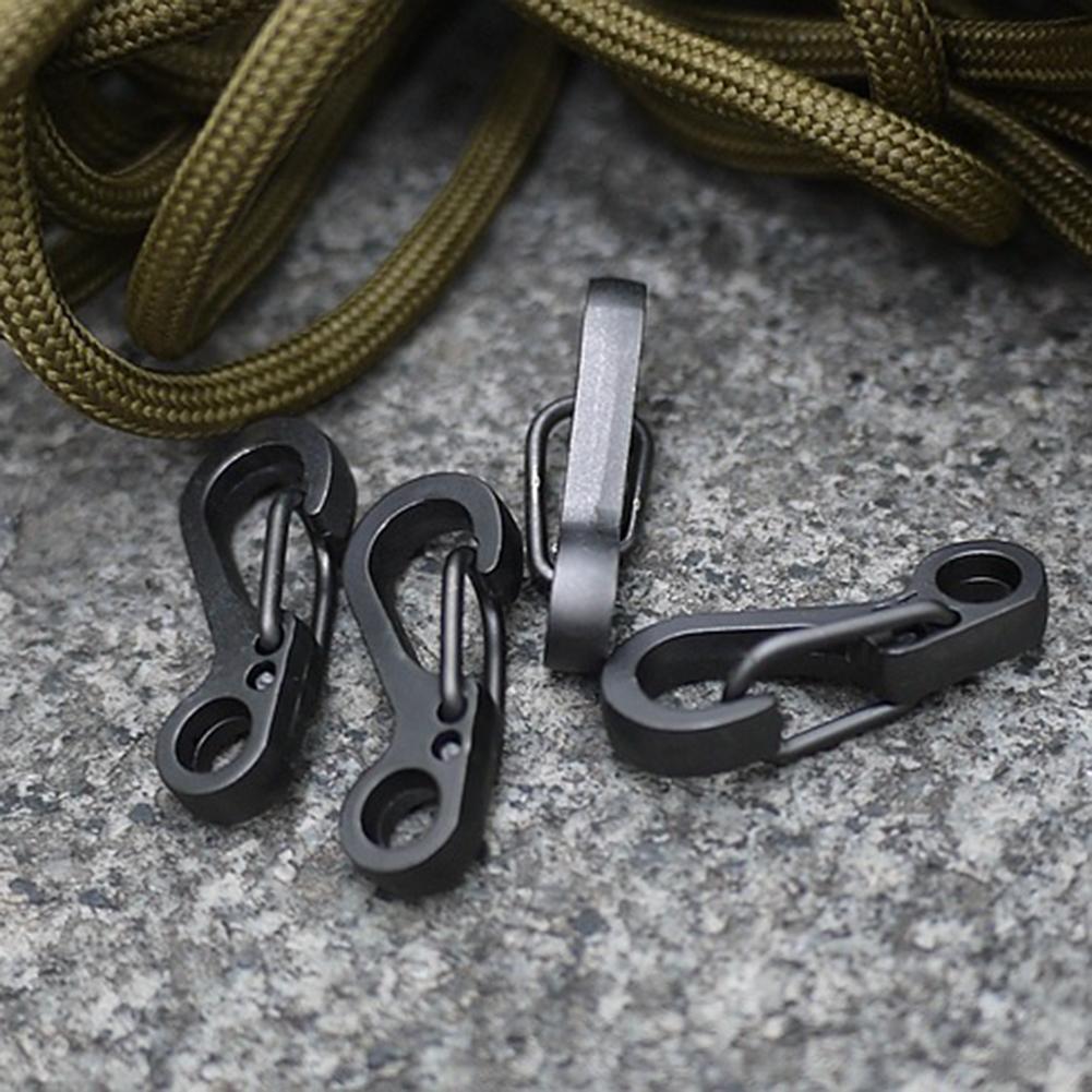 Mini Carabiner Keychain Outdoor Climbing Buckle Tool (Black) | eBay