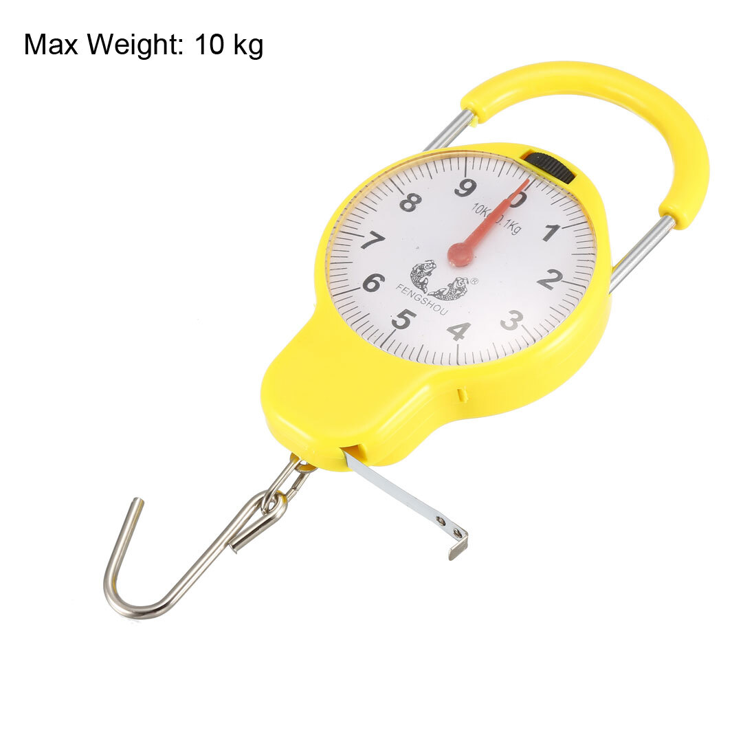 Handle Spring Scale 10kg ABS Plastic Handheld Dial Hanging Scale Random ...