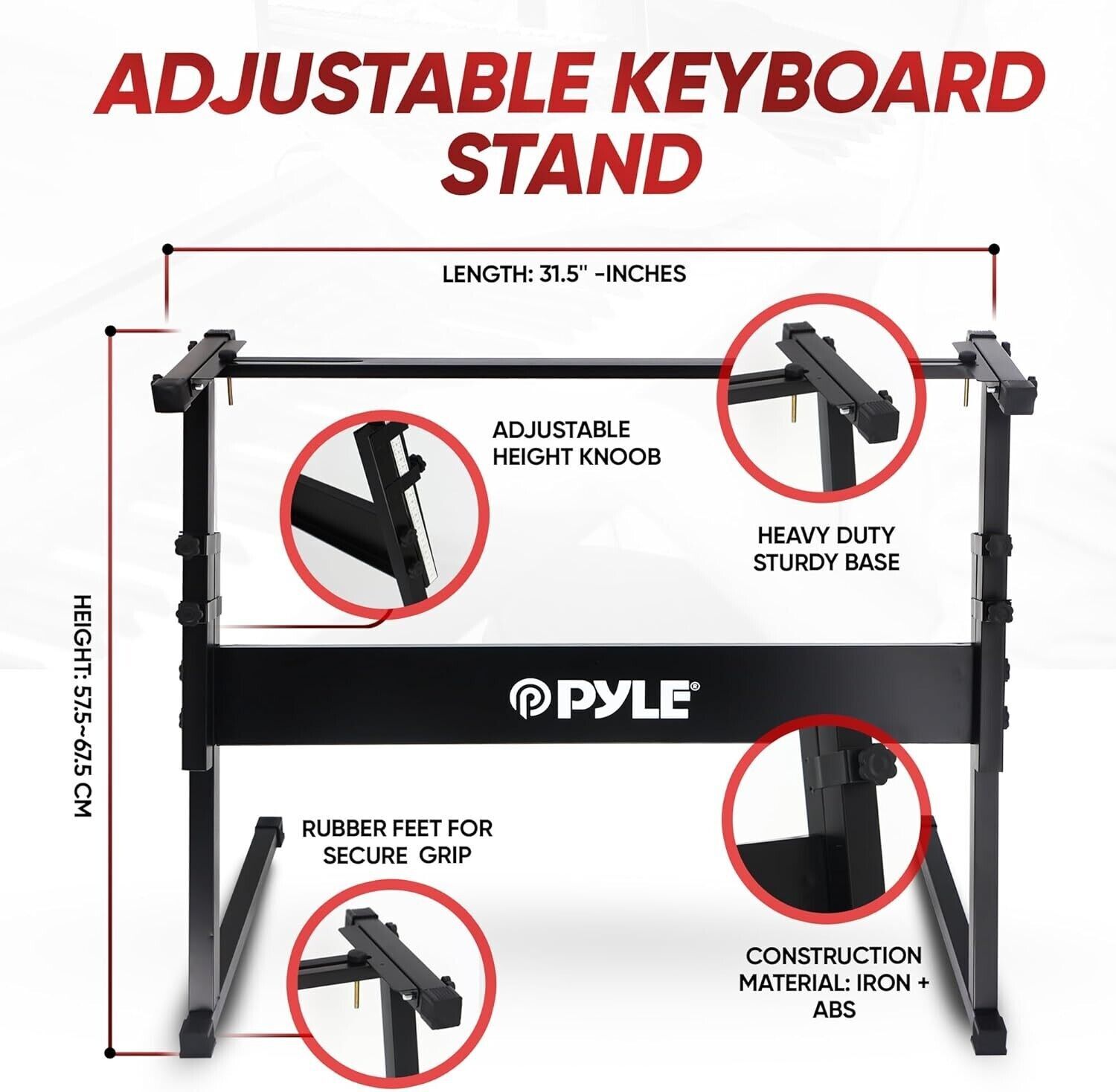 Pyle Digital Musical Karaoke Keyboard Piano-Portable Electronic Piano ...