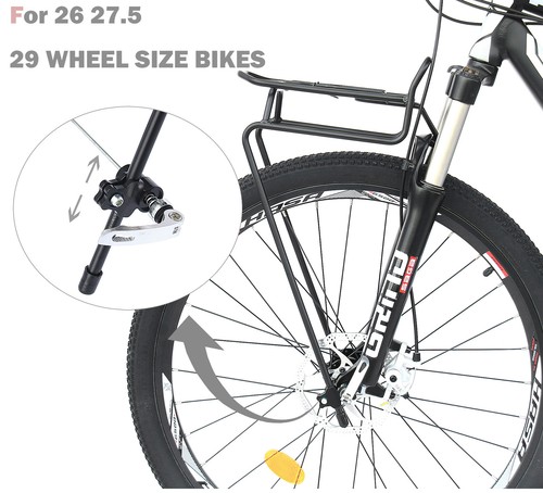 Aluminium Alloy Bicycle Bike Front Pannier Rack Carrier 637230596425 | eBay