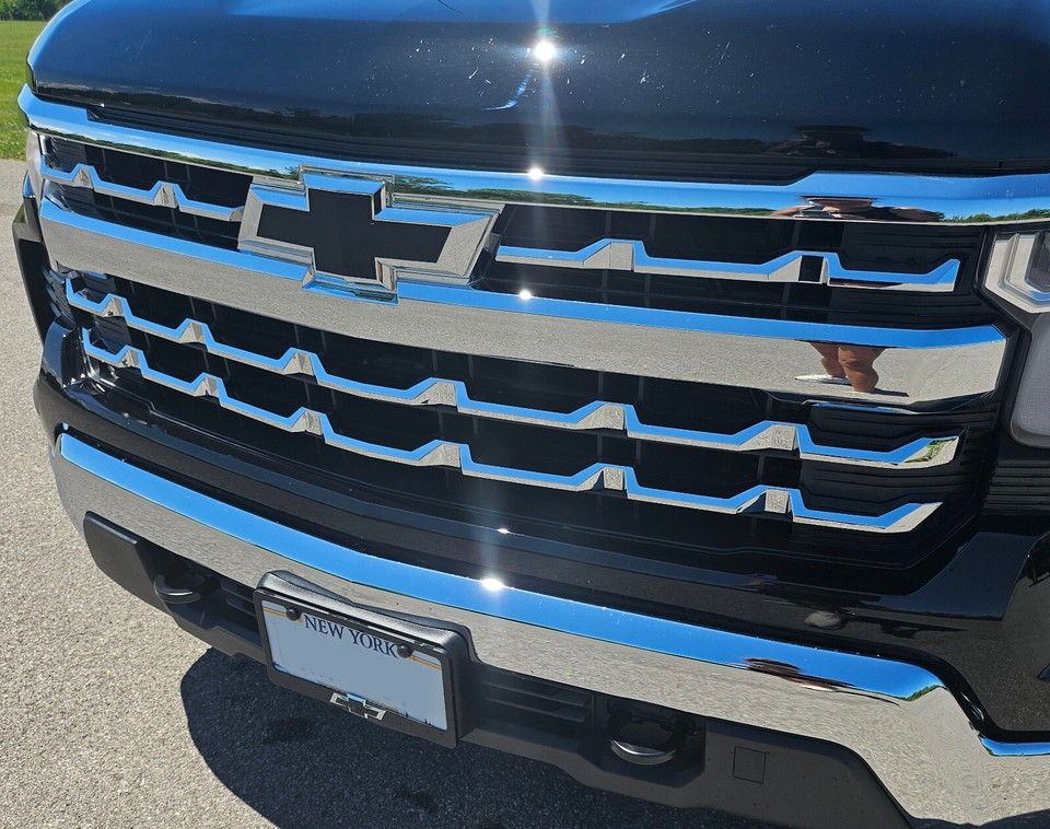 2022-2025 Chevy Silverado 1500 Chrome Grille Overlay 4pc Grill Insert ...