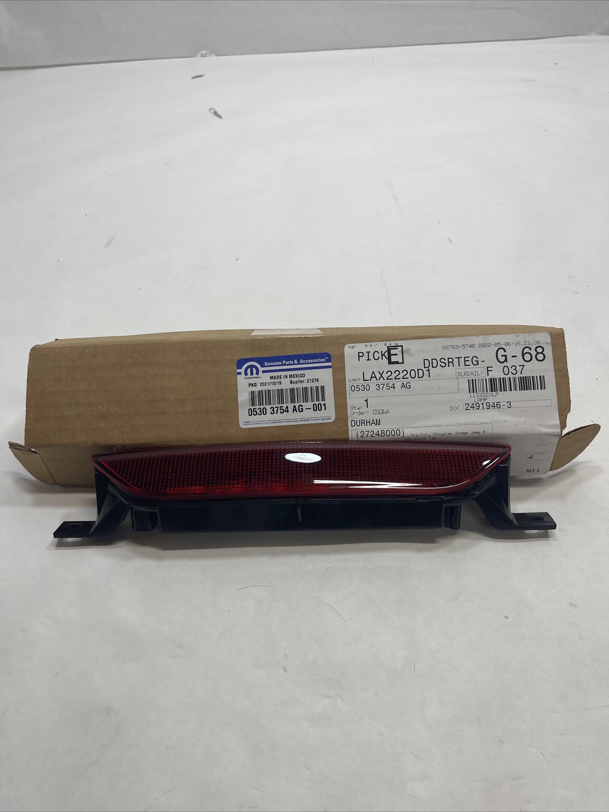 Liftgate Courtesy Light Bulb Mopar 5303754AG for sale online | eBay