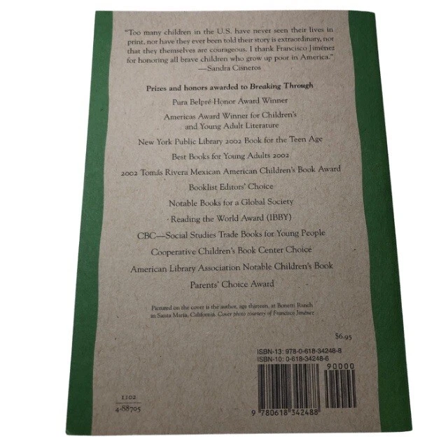 Breaking Through By Francisco Jimenez