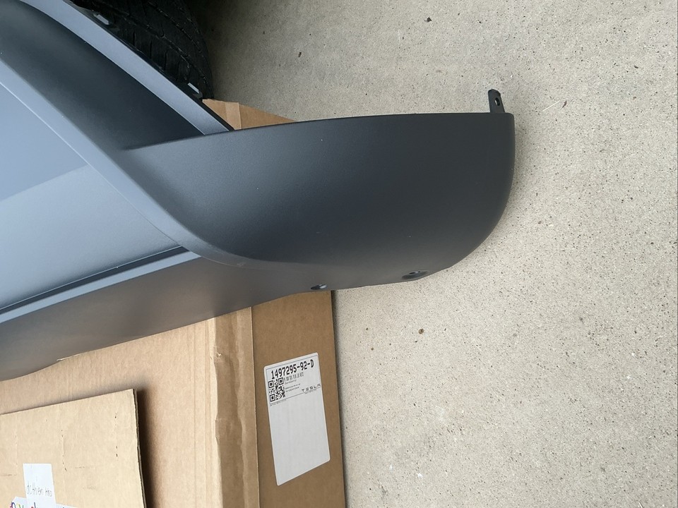 2025-2028 Tesla Model Y Juniper Rear Lower Bumper Valance Cover 2137459 ...