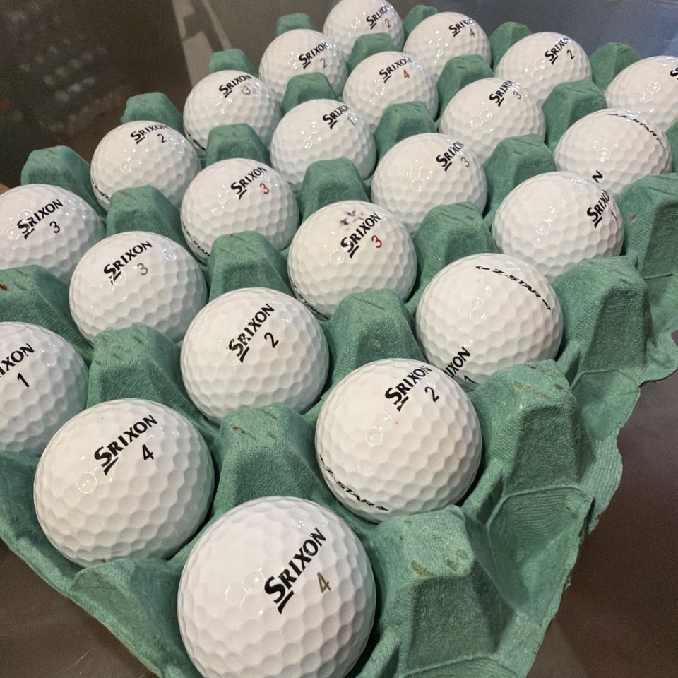 Srixon Z Star Balls 24 Balls Pack Grade Pearl And A Condtion | eBay UK