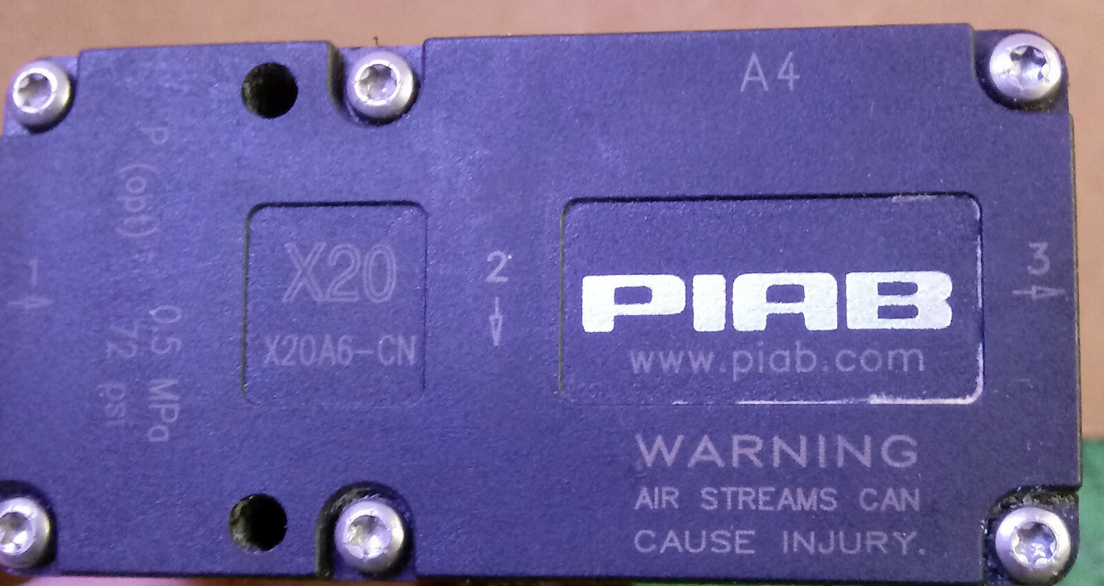 1 USED PIAB X20A6-CN VACUUM PUMP ***MAKE OFFER*** | eBay