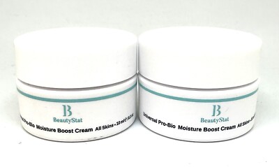 2 X Beauty Stat Universal Pro-Bio Moisture Boost Cream Travel MINI 0.3 ...
