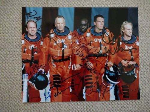 autographed 8x10 photo Bruce Willis, Steve Buscemi, Owen Wilson, Ben ...