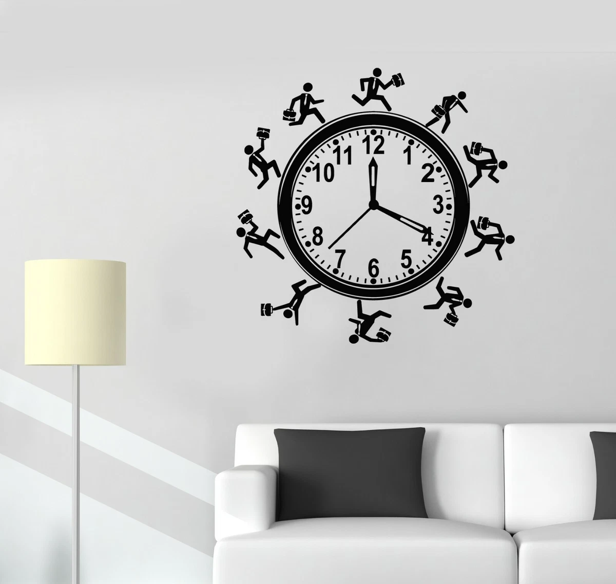 Vinyl Wall Decal Clock