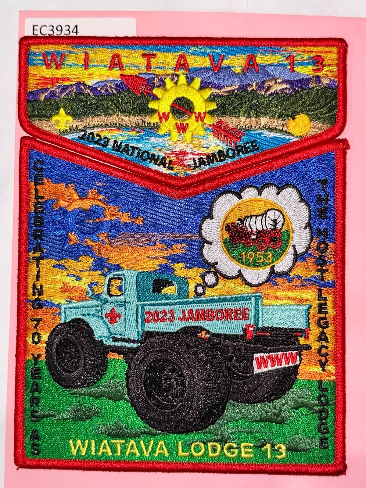 Boy Scout OA Flap Set Wiatava Lodge 13 2023 National Jamboree | eBay