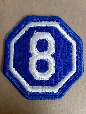 Original WWII US Army VIII Corps Patch - 8th Corps SSI | eBay