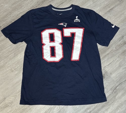 Nike New England Patriots Rob Gronkowski Jersey Shirt Men’s Sz XL Blue ...