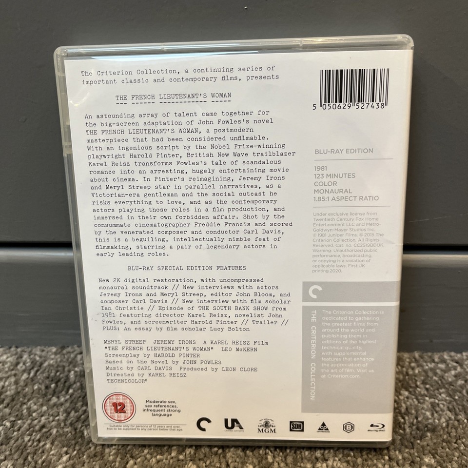 The French Lieutenant's Woman [Criterion Collection] (Blu-ray, 1981 ...