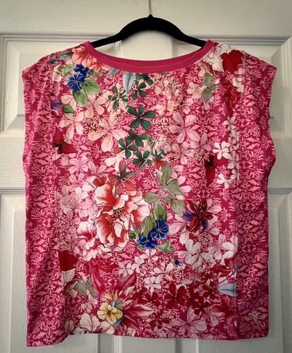 Johnny Was Active Sz XS Relaxed Printed Top | eBay