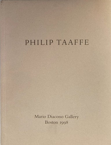 Philip Taaffe, Signed, Catalog, 1998, Mario Diacono Gallery, Limited Ed ...
