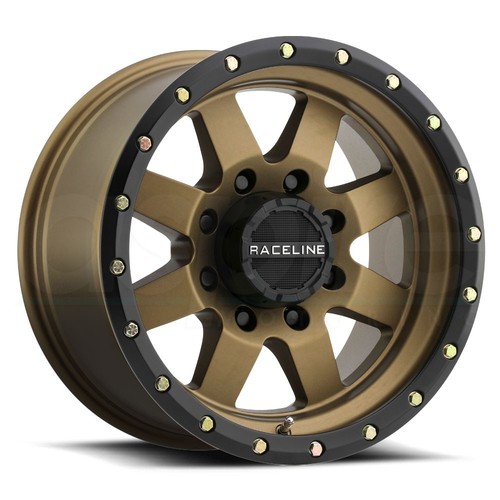 4-New 17" Raceline 935BZ Defender Wheels 17x9 5x5/5x127 -12 Bronze Rims ...