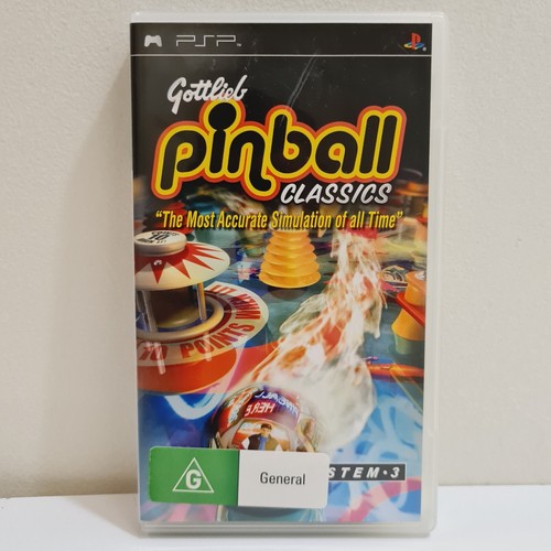 Gottlieb Pinball Classics PSP PlayStation Portable + Manual Tested ...