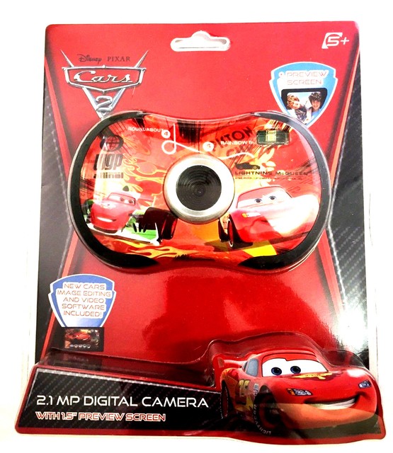 Disney Cars 2.1MP Digital Camera - Red for sale online | eBay