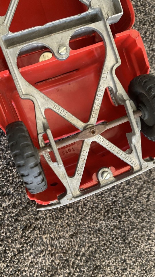 STRUCTO 1950 STRUCTO 66 Working Wind Up Pressed Steel Tanker Truck | eBay