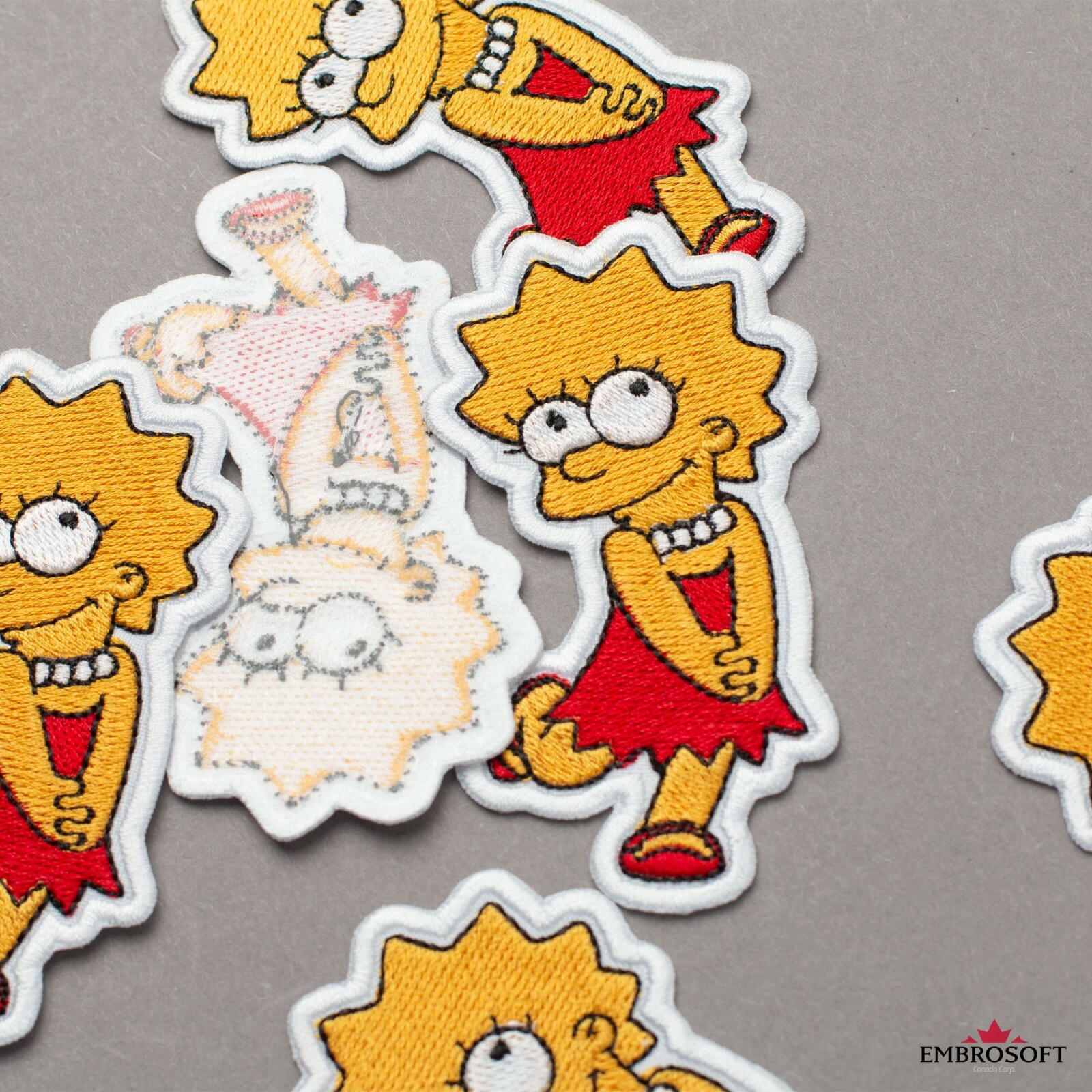 The Simpsons Lisa Simpson Cartoon Character Embroidered Patch Iron On 2 ...