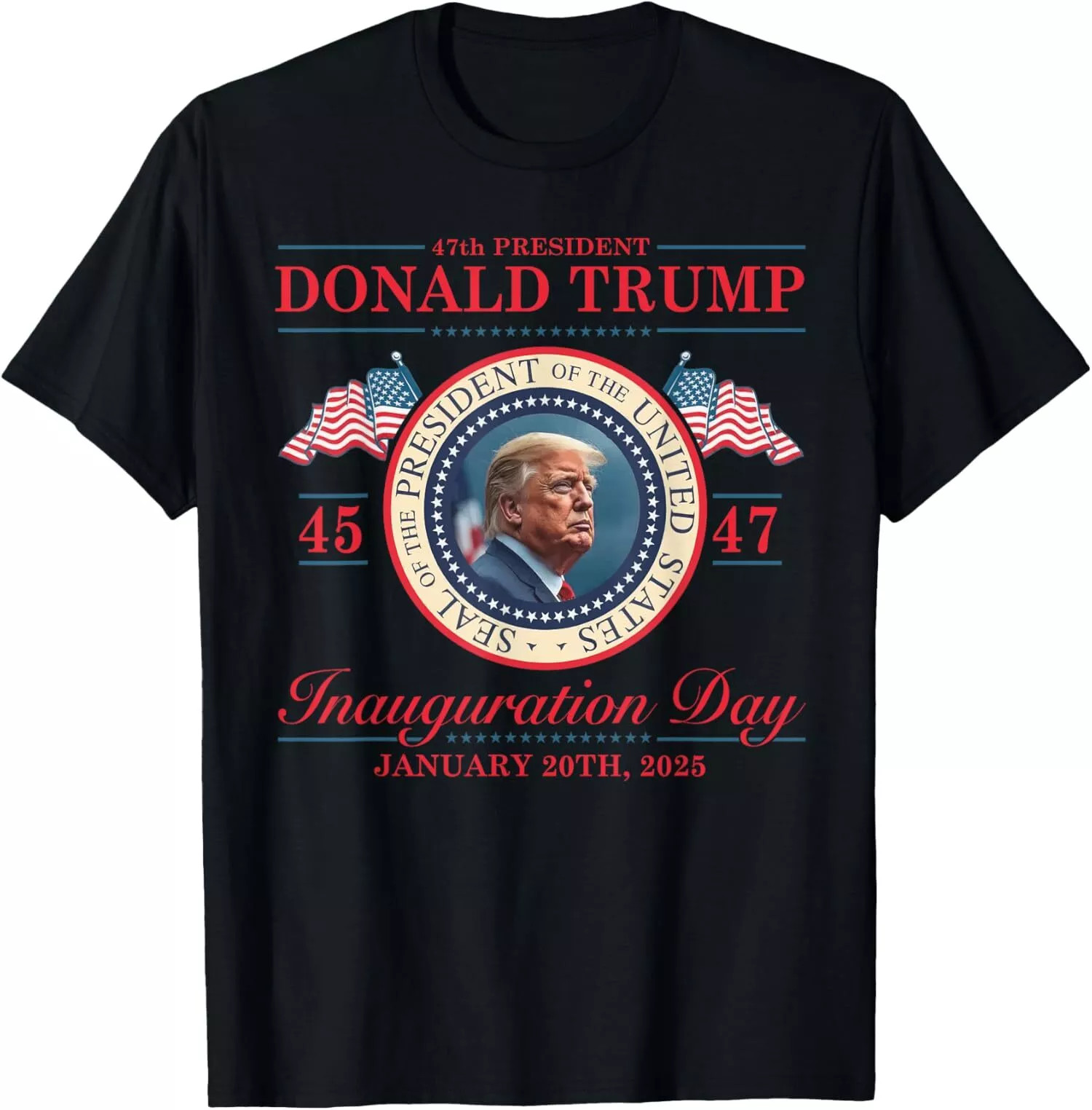 President Donald Trump Inauguration Day 2025 T Shirt … - Gem