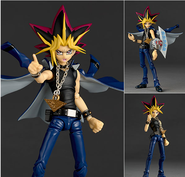 Revoltech Anime Yu-Gi-Oh! Yami Yugi Figure with Bonus Parts Kaiyodo g65 ...