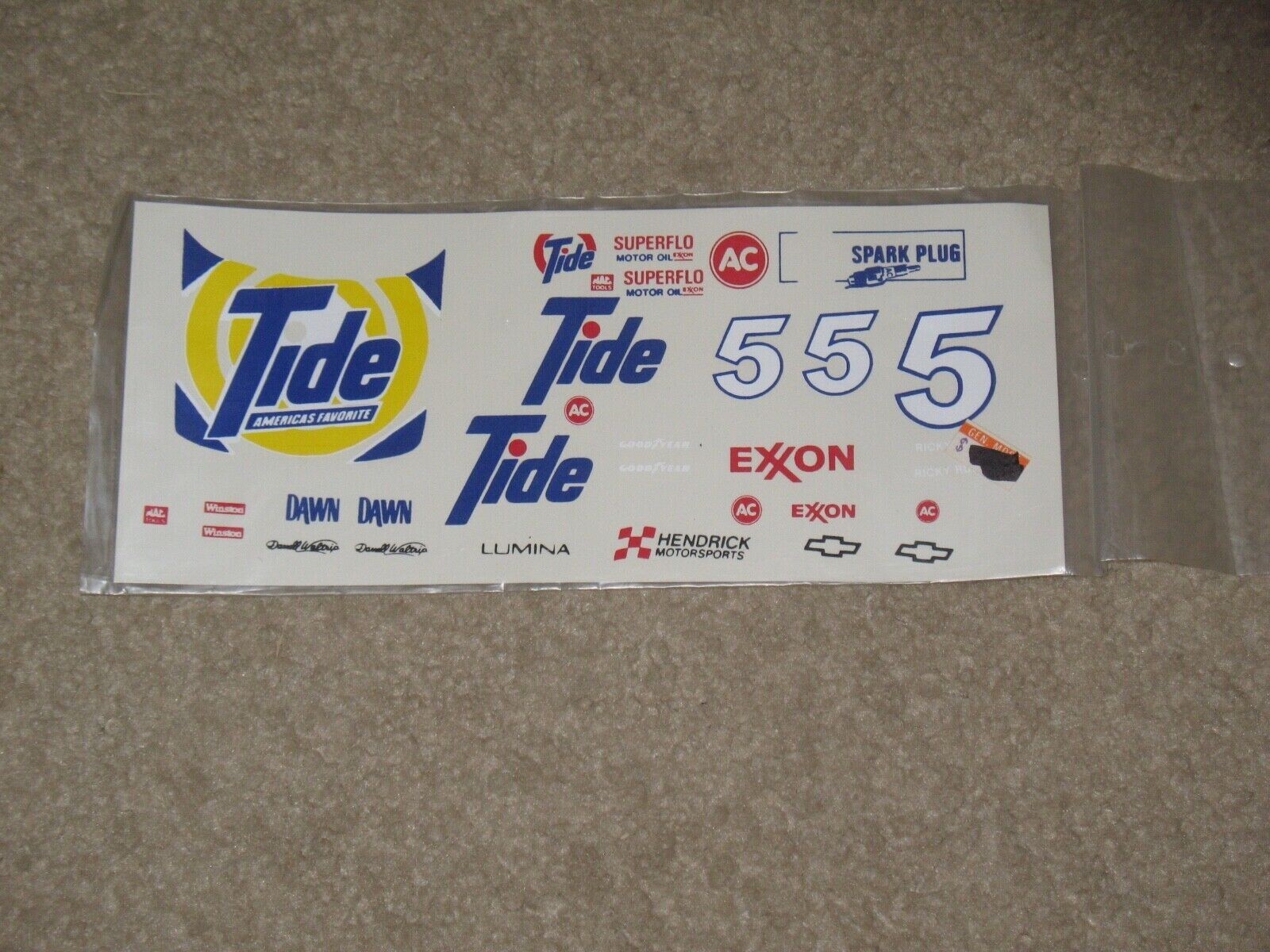 NASCAR 1/24 5 Tide Ricky Rudd Darrell Waltrip HMS Chevy Lumina ...