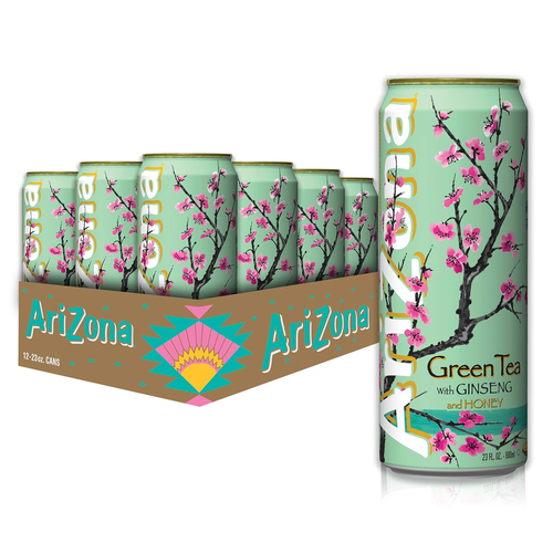 Green Tea with Ginseng and Honey - Big Can, 22 Fl Oz (Pack of 12) | eBay