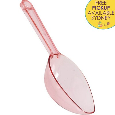 PLASTIC LIGHT PINK LOLLY SCOOP LOLLIES PARTY CANDY BUFFET TABLE SERVING ...