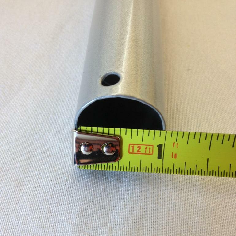 Adjustable Silver Satin Closet Clothes Rod Hanger System, 27" to 48 ...