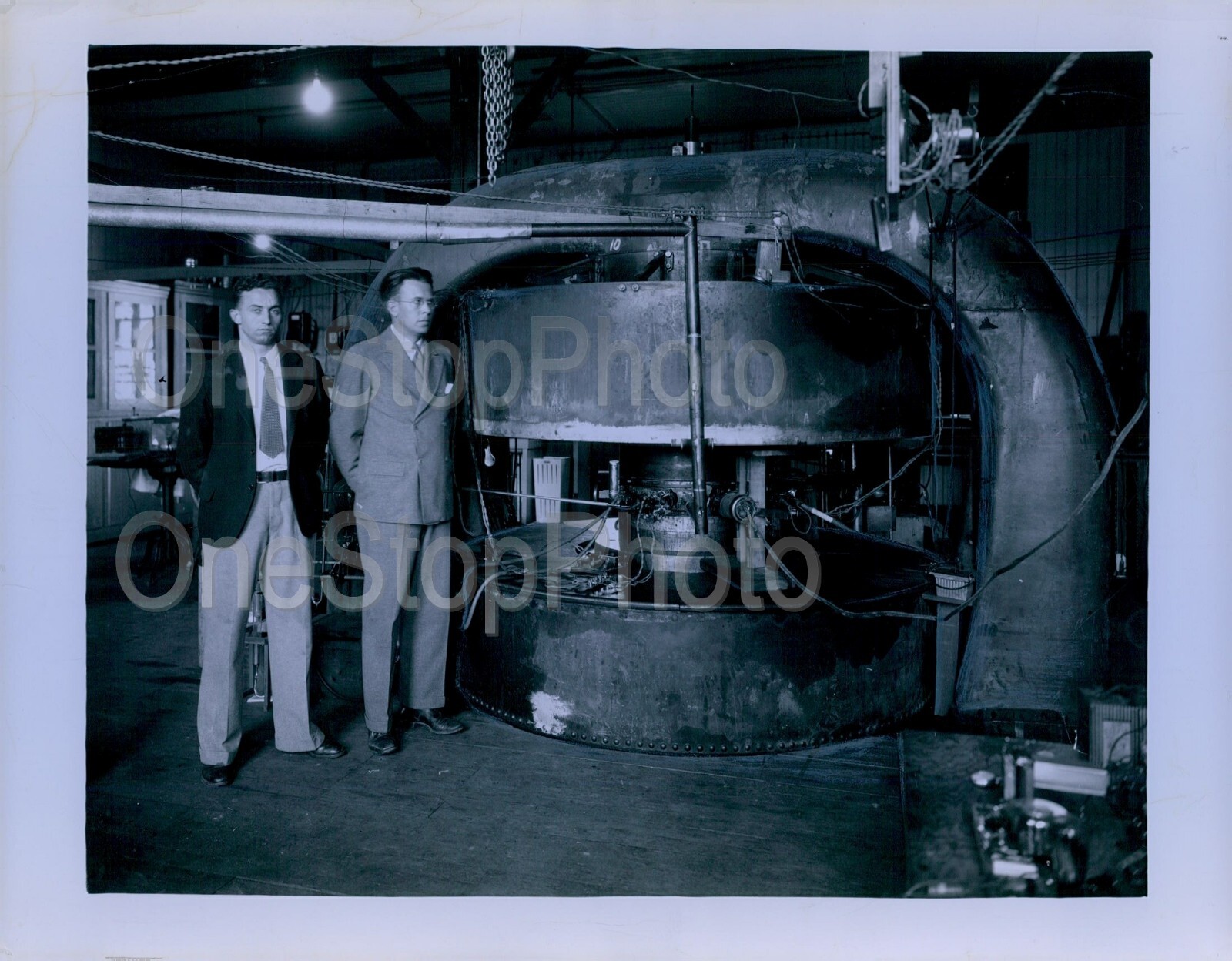 1966 Univ of CA Berkeley 1934 Old Radiation Lab Cyclotron Press Photo ...